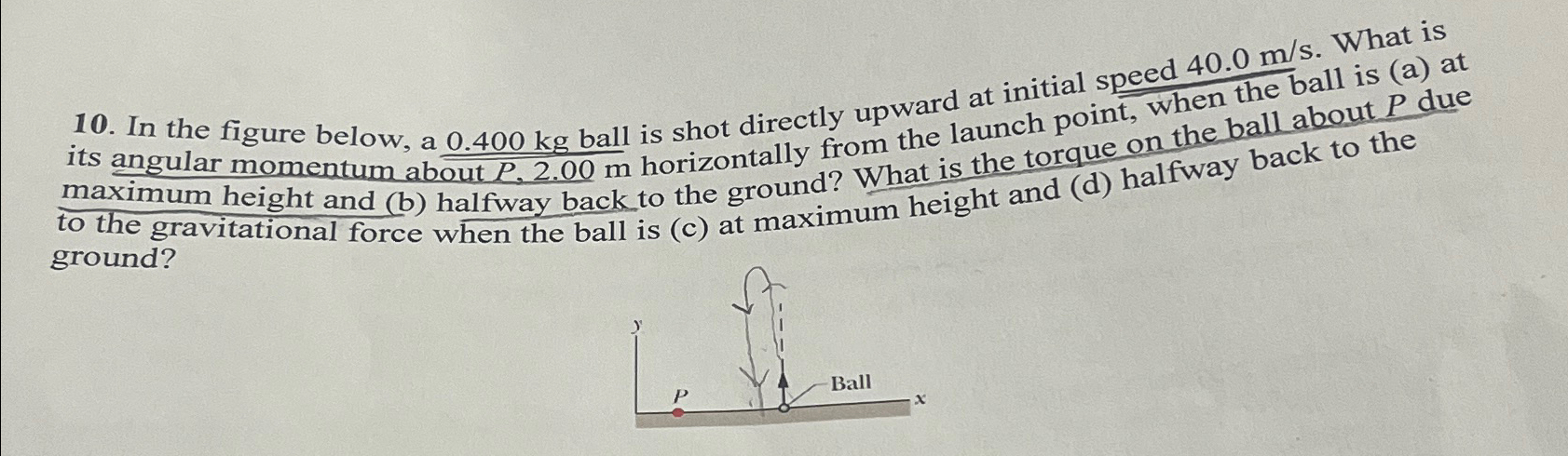 Solved In the figure below, a 0.400kg ﻿ball is shot directly | Chegg.com