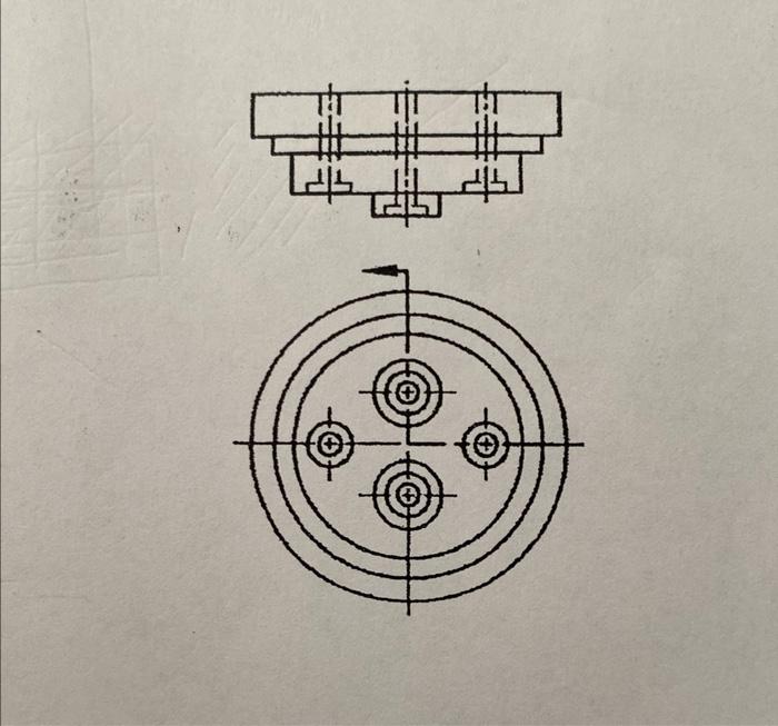 Solved Draw the indicated section view of the object shown. | Chegg.com