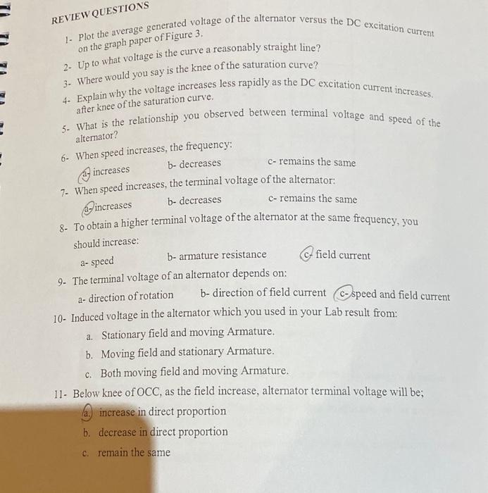 Solved REVIEW QUESTIONS 1. Plot the average generated | Chegg.com