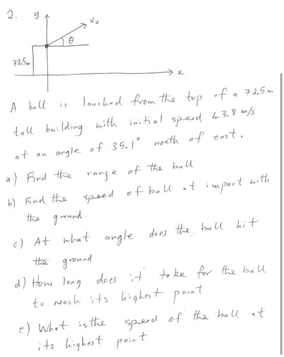 Solved y 50m the ground. An object is launched vertically | Chegg.com