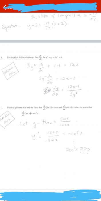 Solved MAT 220 Understanding differentiation Each problem | Chegg.com