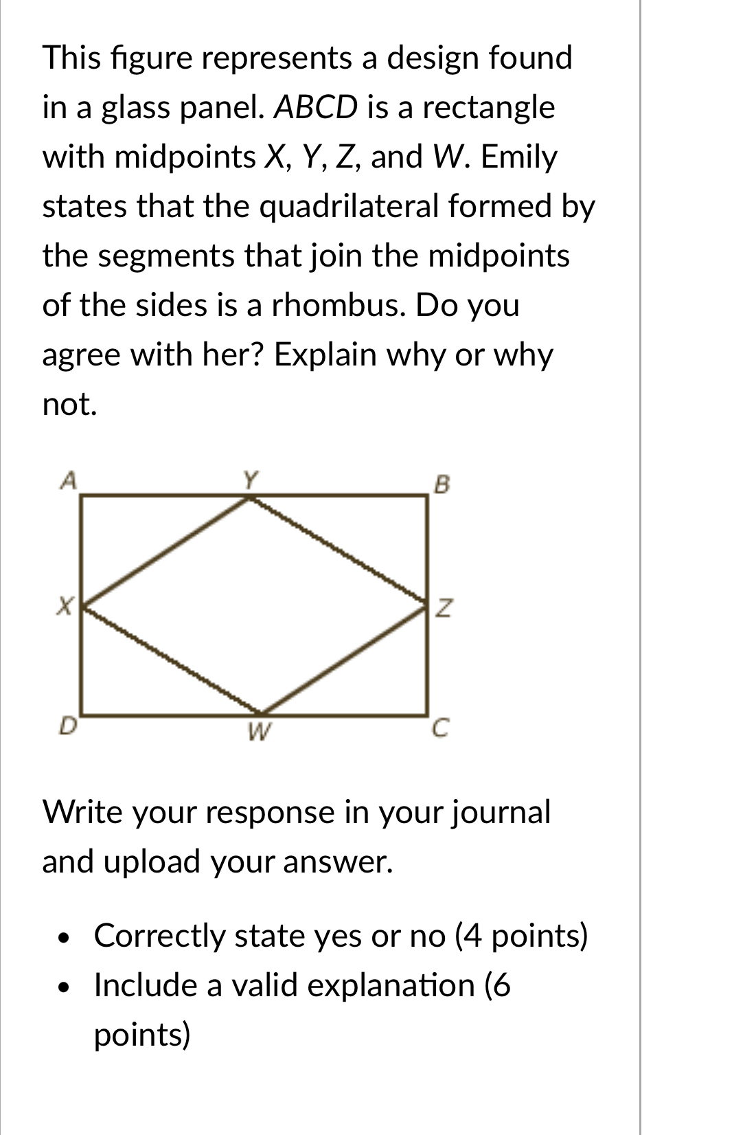 Solved This figure represents a design found in a glass | Chegg.com