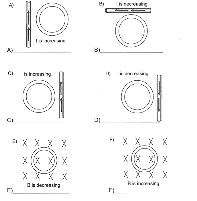 Solved In which direction does the induced current flow? | Chegg.com
