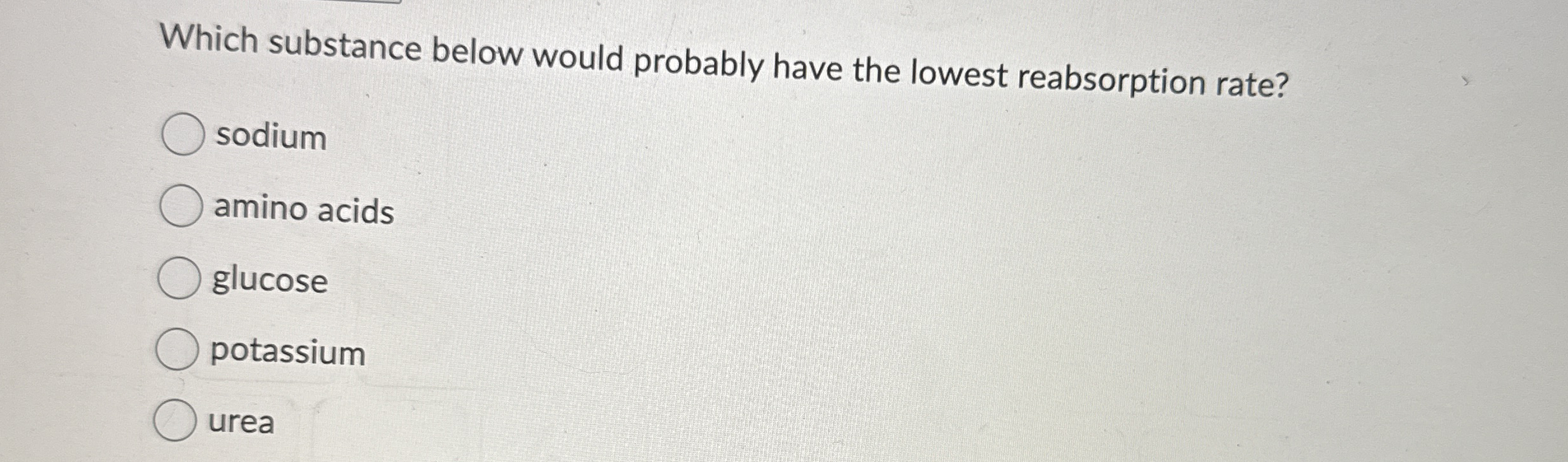 Solved Which substance below would probably have the lowest | Chegg.com