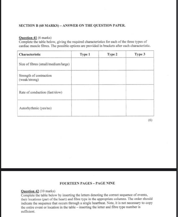 Solved SECTION B (60 MARKS) - ANSWER ON THE QUESTION PAPER. | Chegg.com