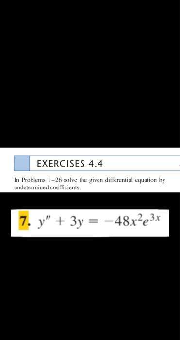 Solved In Problems 1−26 solve the given differential | Chegg.com