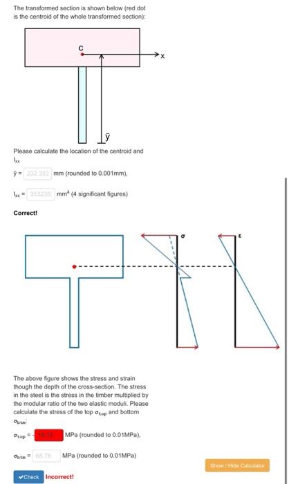 Solved A composite beam with a rectangle cross-section is | Chegg.com