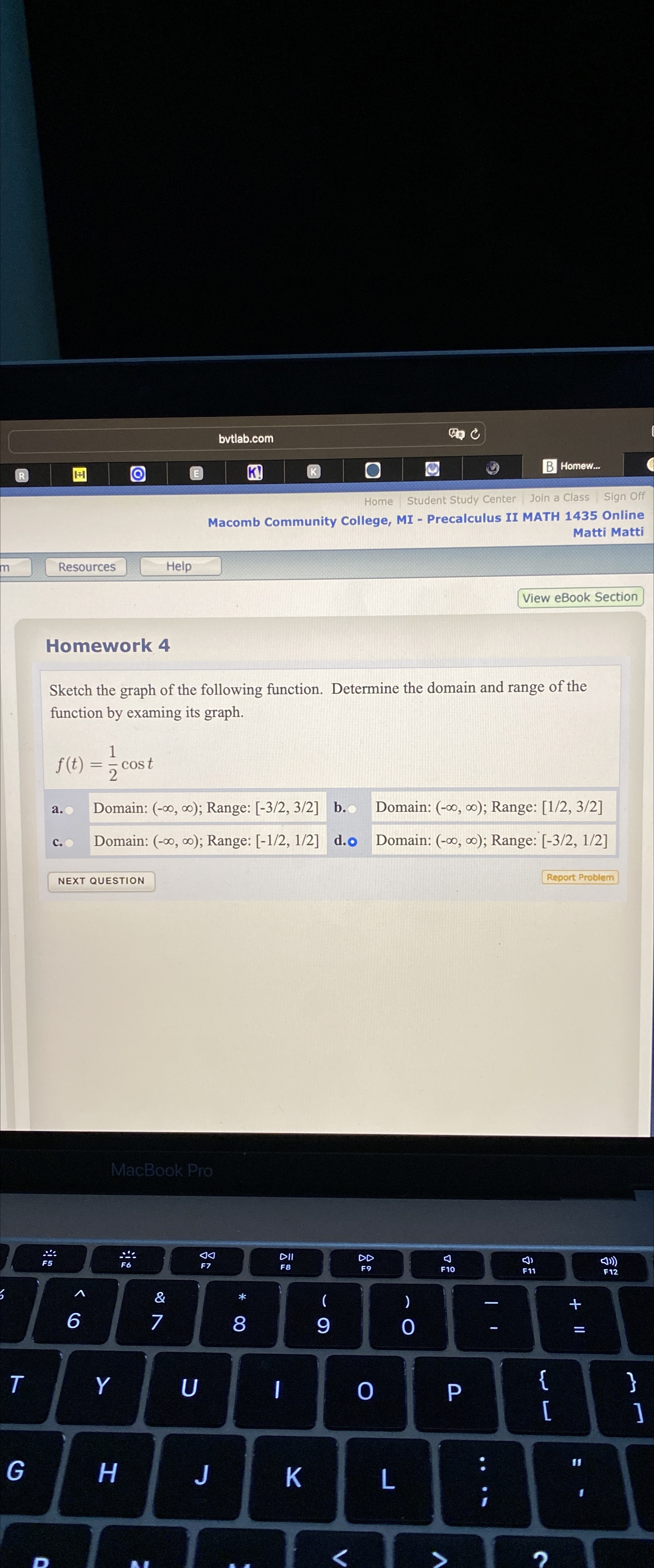 Solved View eBook SectionHomework 4Sketch the graph of the | Chegg.com