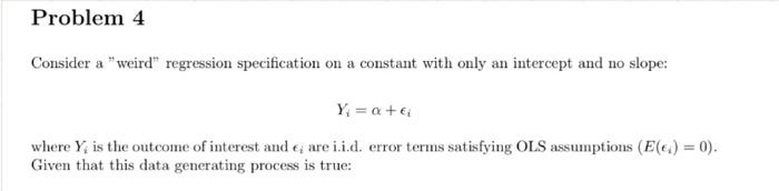 Solved What can you say about the consistency of estimate | Chegg.com