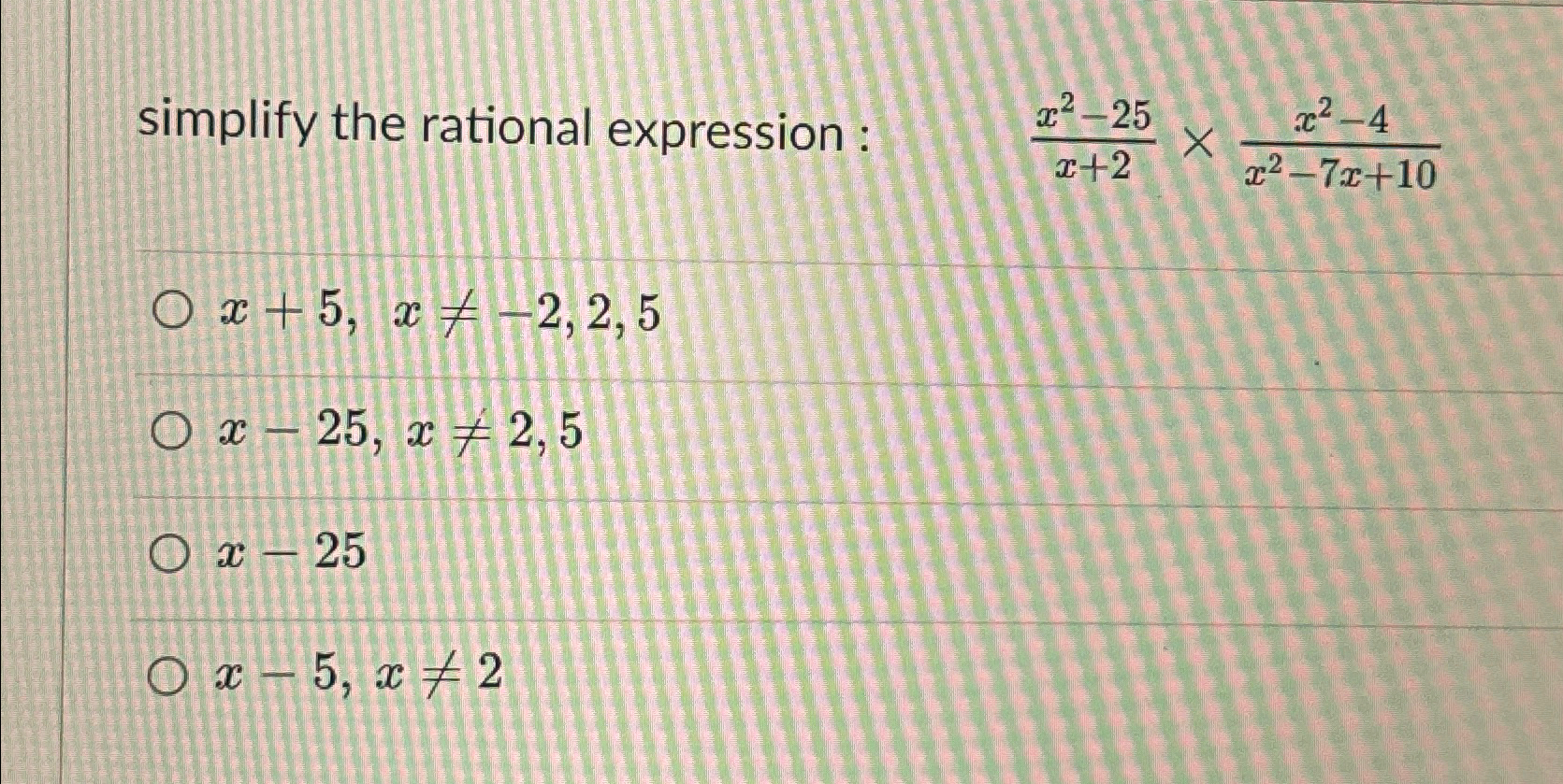 Solved simplify the rational expression | Chegg.com