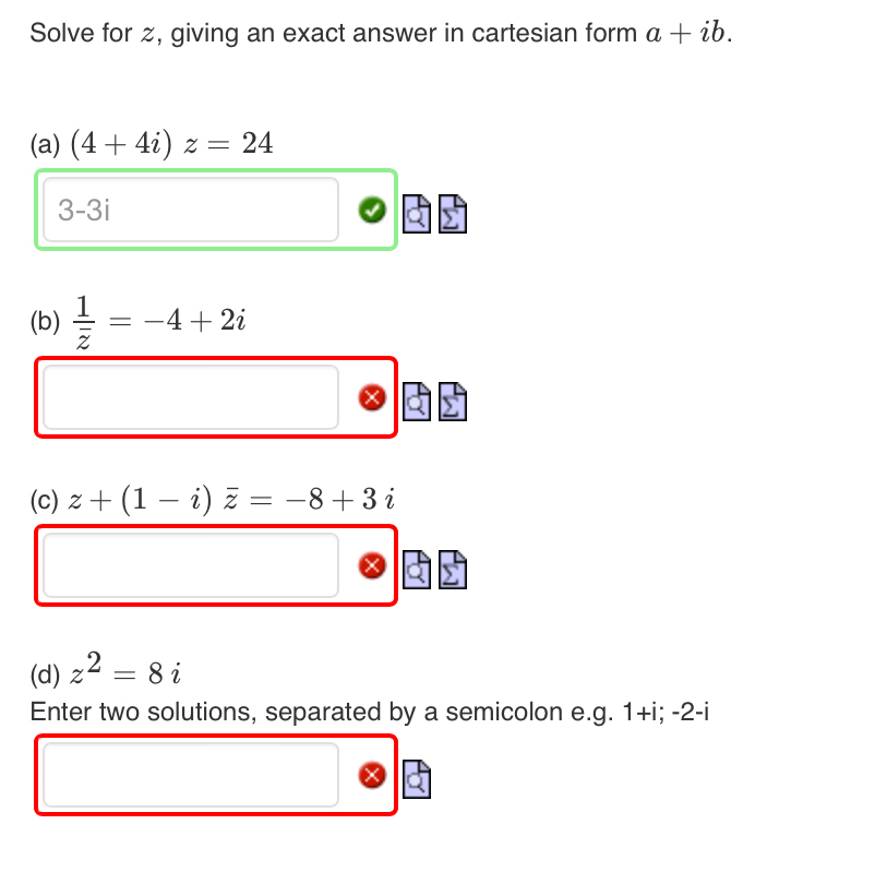Solved Solve for z, ﻿giving an exact answer in cartesian | Chegg.com