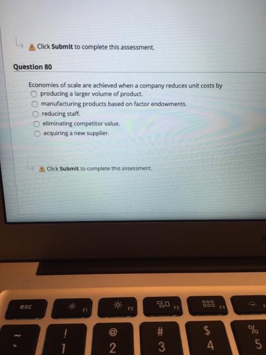 Solved > Click Submit to complete this assessment. Question | Chegg.com