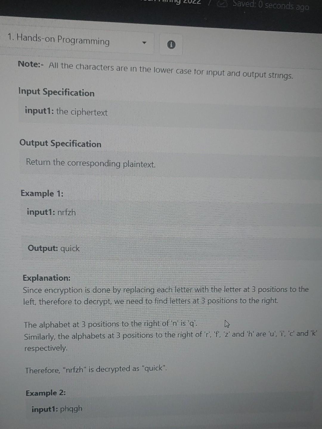 Solved How to Attempt? Caesar Cipher Caesar Cipher | Chegg.com