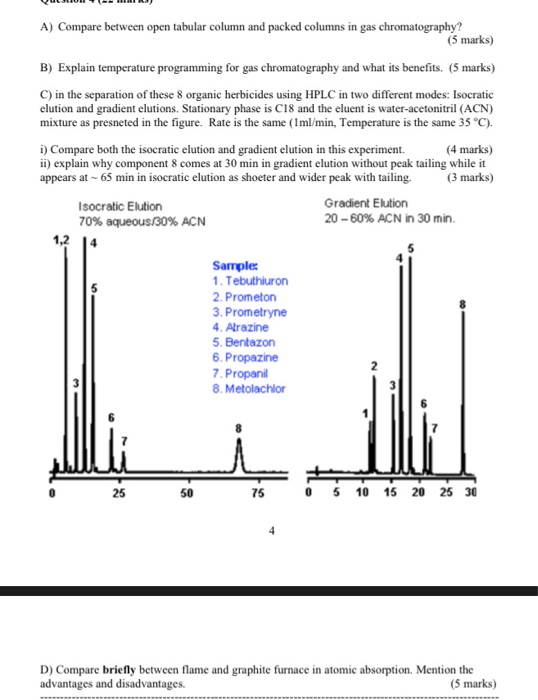Solved A) Compare between open tabular column and packed | Chegg.com