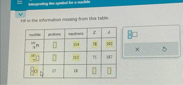 Solved Fill in the information missing from this table. | Chegg.com Solved Fill in the information missing from this table. | Chegg.com