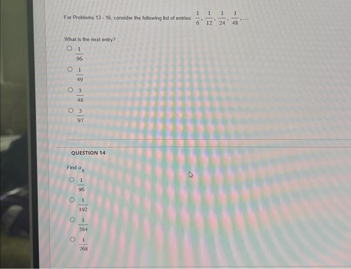 Solved For Problems 13 - 16, consider the following list of | Chegg.com