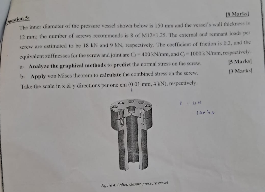 Solved |??8| ﻿Marksuucstion 5 ﻿:The inner diameter of the | Chegg.com