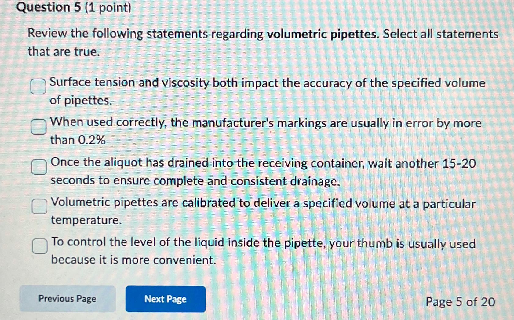 Solved Question 5 (1 ﻿point)Review the following statements | Chegg.com