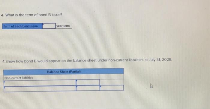 Solved Bond Issue B Adjusted for rounding 2. Bond Issue \\( | Chegg.com