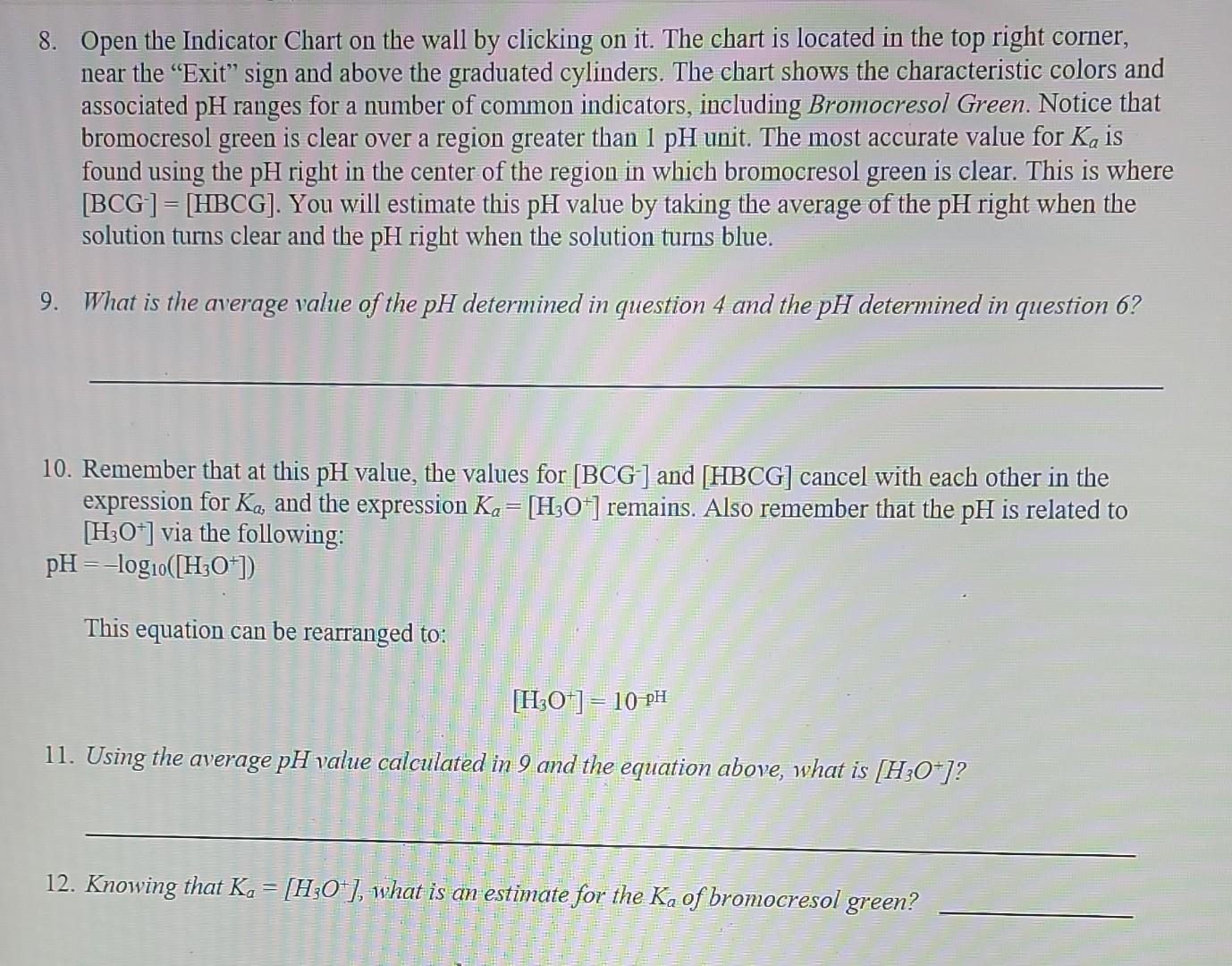 Solved 6-7: Ionization Constants of Weak Acids An acid-base | Chegg.com