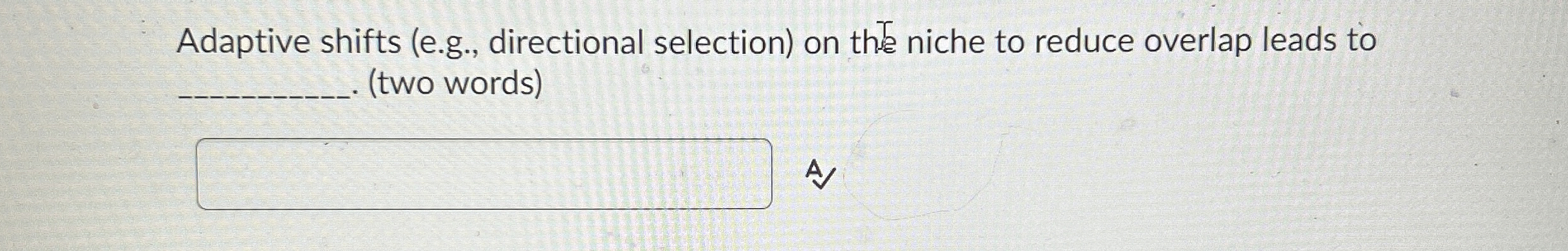 Solved Adaptive shifts (e.g., ﻿directional selection) ﻿on | Chegg.com