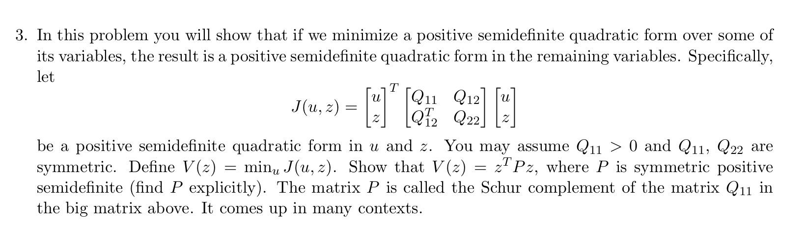 Solved In this problem you will show that if we minimize a | Chegg.com