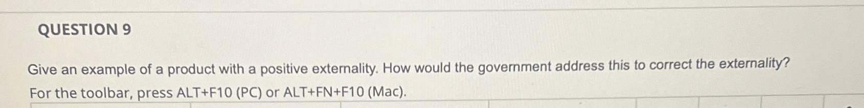 Solved QUESTION 9Give an example of a product with a | Chegg.com