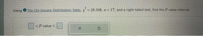 Solved Using 3 The Chi-Square Distribution Table | Chegg.com