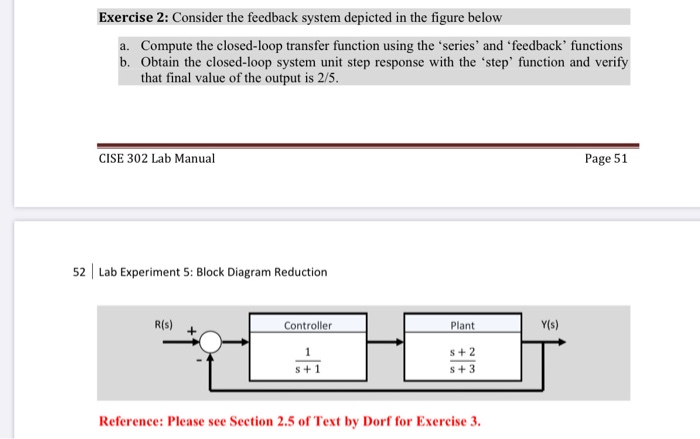 Solved Exercise 2: Consider the feedback system depicted in | Chegg.com Solved Exercise 2: Consider the feedback system depicted in | Chegg.com