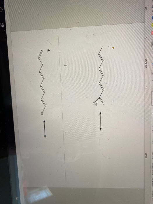 Solved Font Paragraph Styles I d. | Chegg.com Solved Font Paragraph Styles I d. | Chegg.com