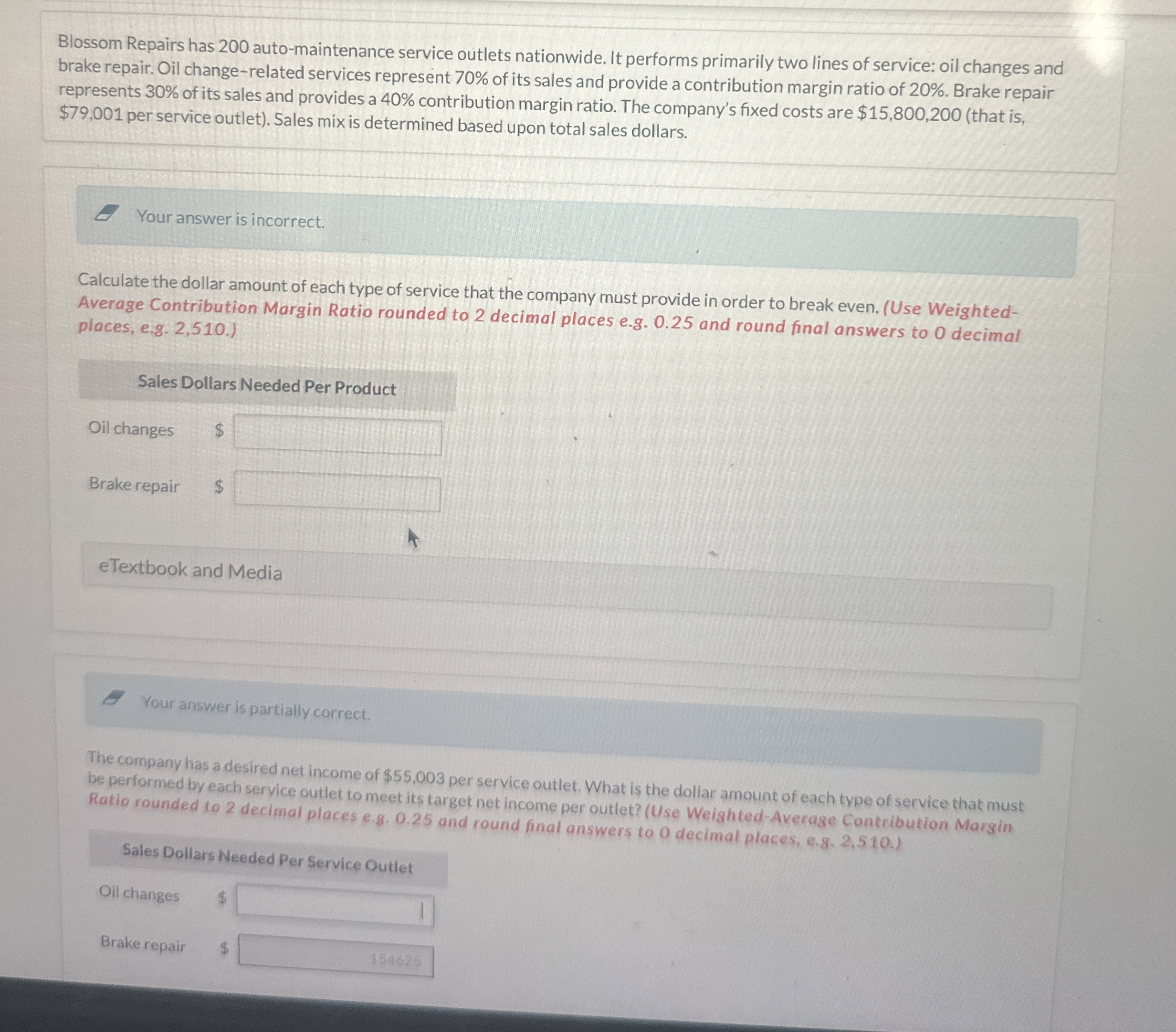 Solved Blossom Repairs has 200 ﻿auto-maintenance service | Chegg.com