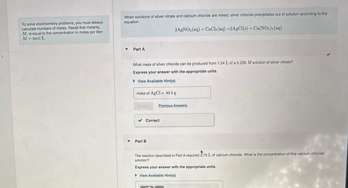 Solved Ta solve stoichiometry problems, you must always | Chegg.com