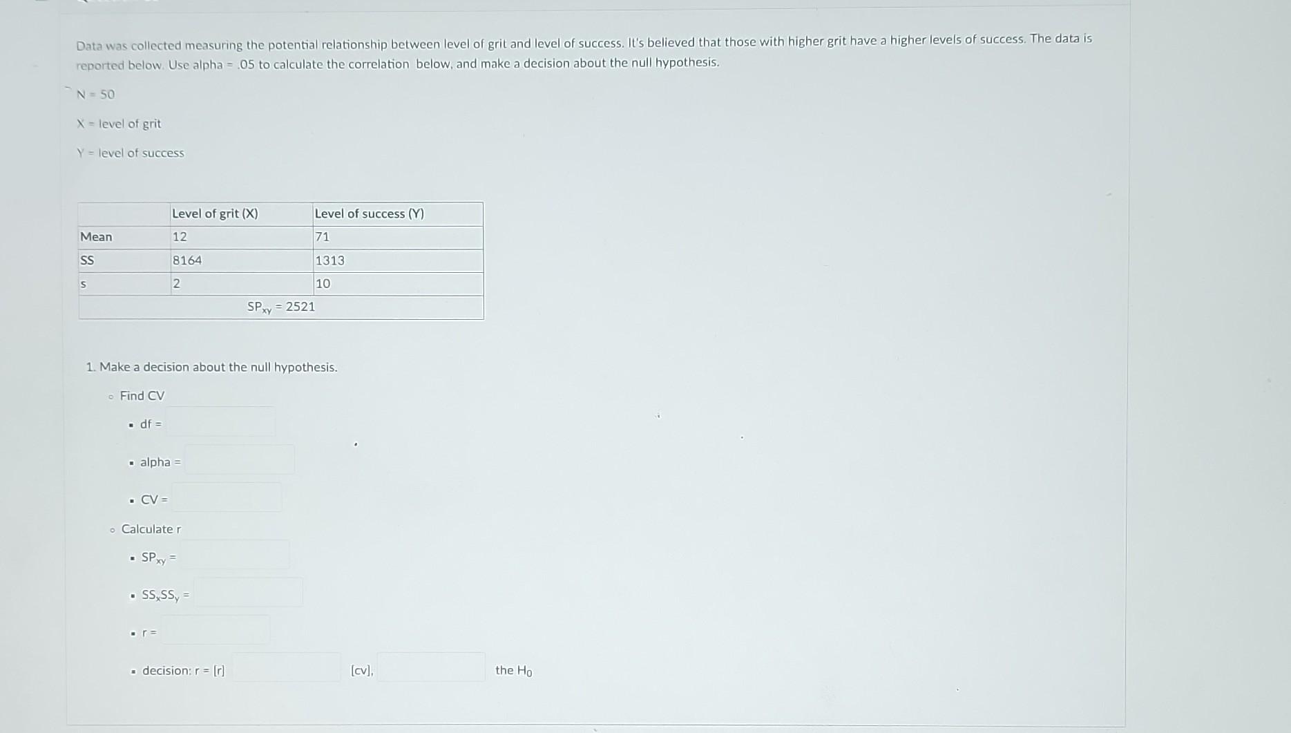Solved Data was collected measuring the potential | Chegg.com