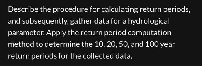 Solved Describe the procedure for calculating return | Chegg.com