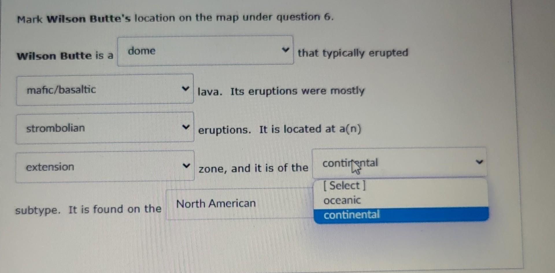 Solved Consider Wilson Butte, located in the Inyo Craters | Chegg.com