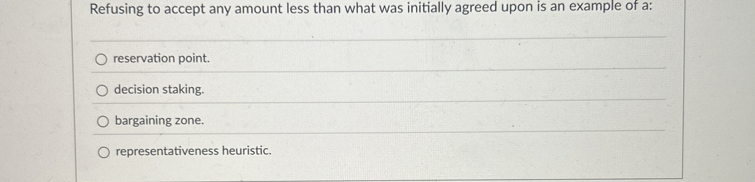 Solved Refusing to accept any amount less than what was | Chegg.com