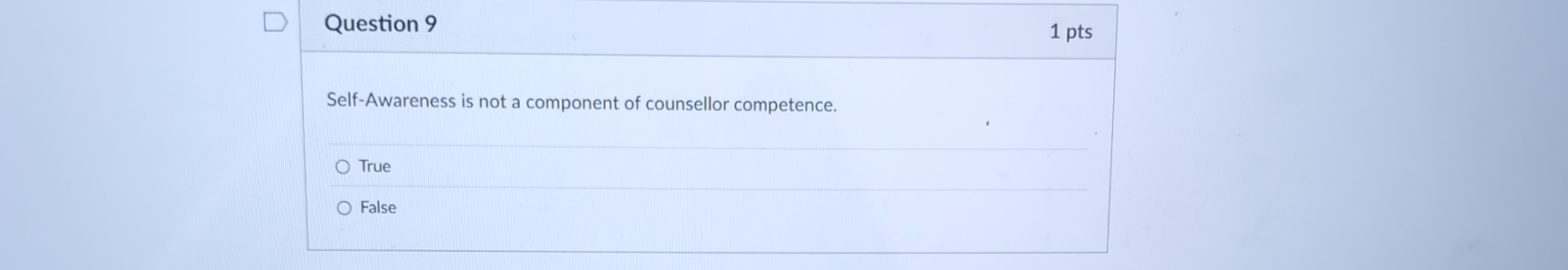 Solved Question 91 ﻿ptsSelf-Awareness is not a component of | Chegg.com