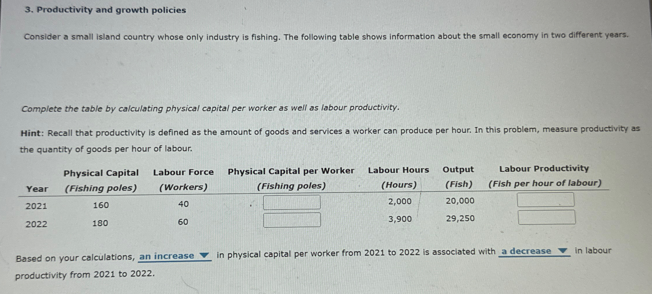 Solved Productivity and growth policiesConsider a small | Chegg.com