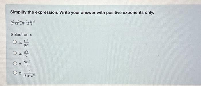 Solved Simplify the expression. Write your answer with | Chegg.com