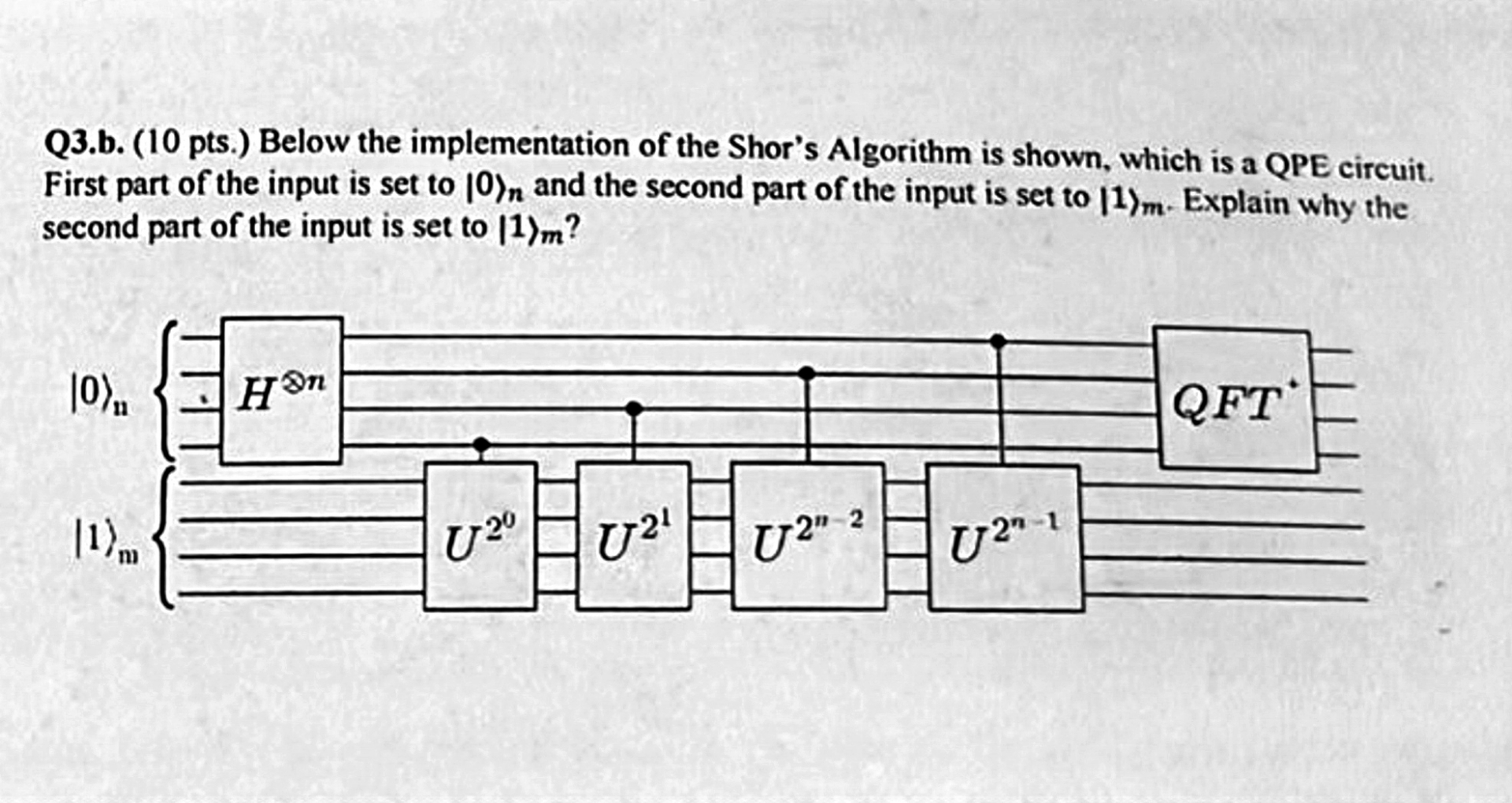 Solved Q3.b. (10 ﻿pts.) ﻿Below the implementation of the | Chegg.com