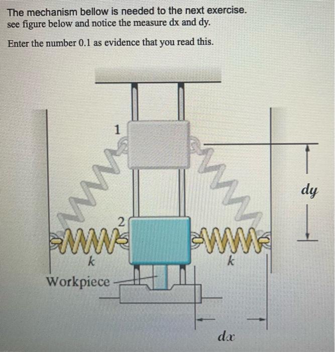 Solved The mechanism bellow is needed to the next exercise. | Chegg.com