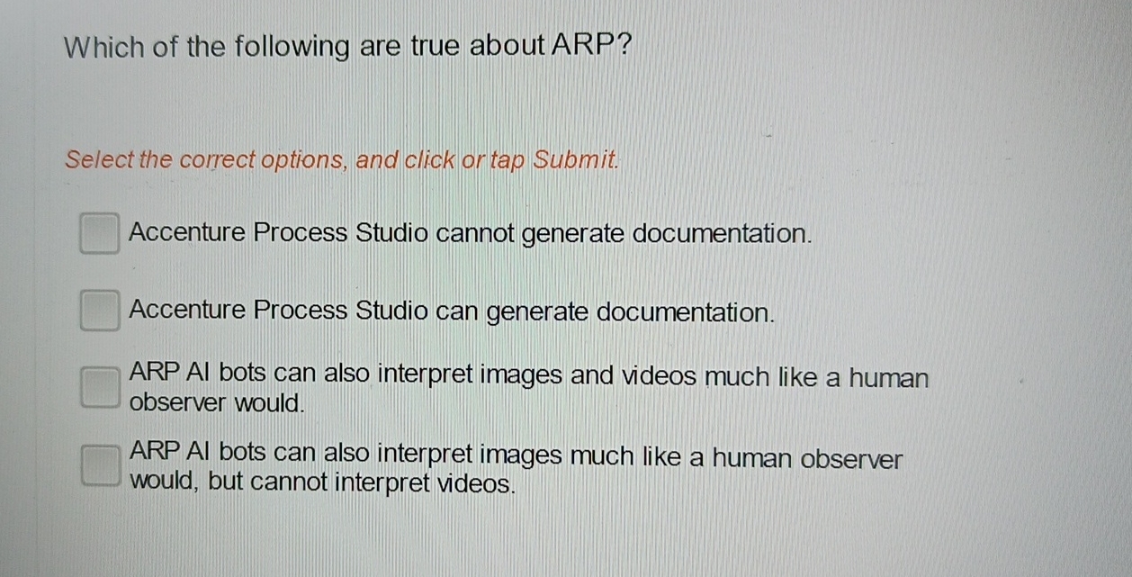 Solved Which of the following are true about ARP?Select the | Chegg.com