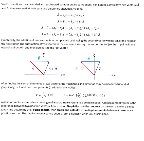 Solved by an EXPERT vectors | Chegg.com