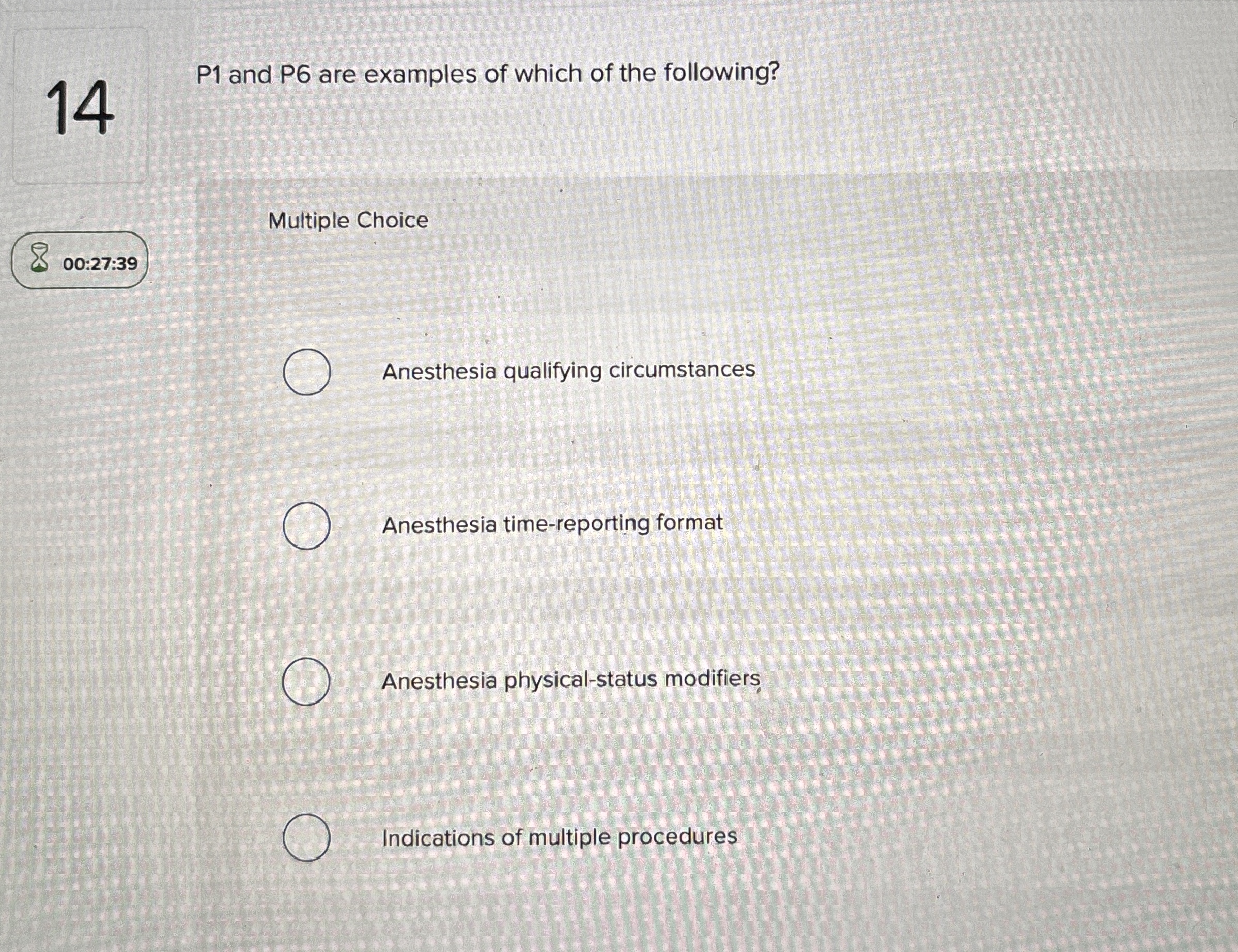Solved 14P1 ﻿and P6 ﻿are examples of which of the | Chegg.com