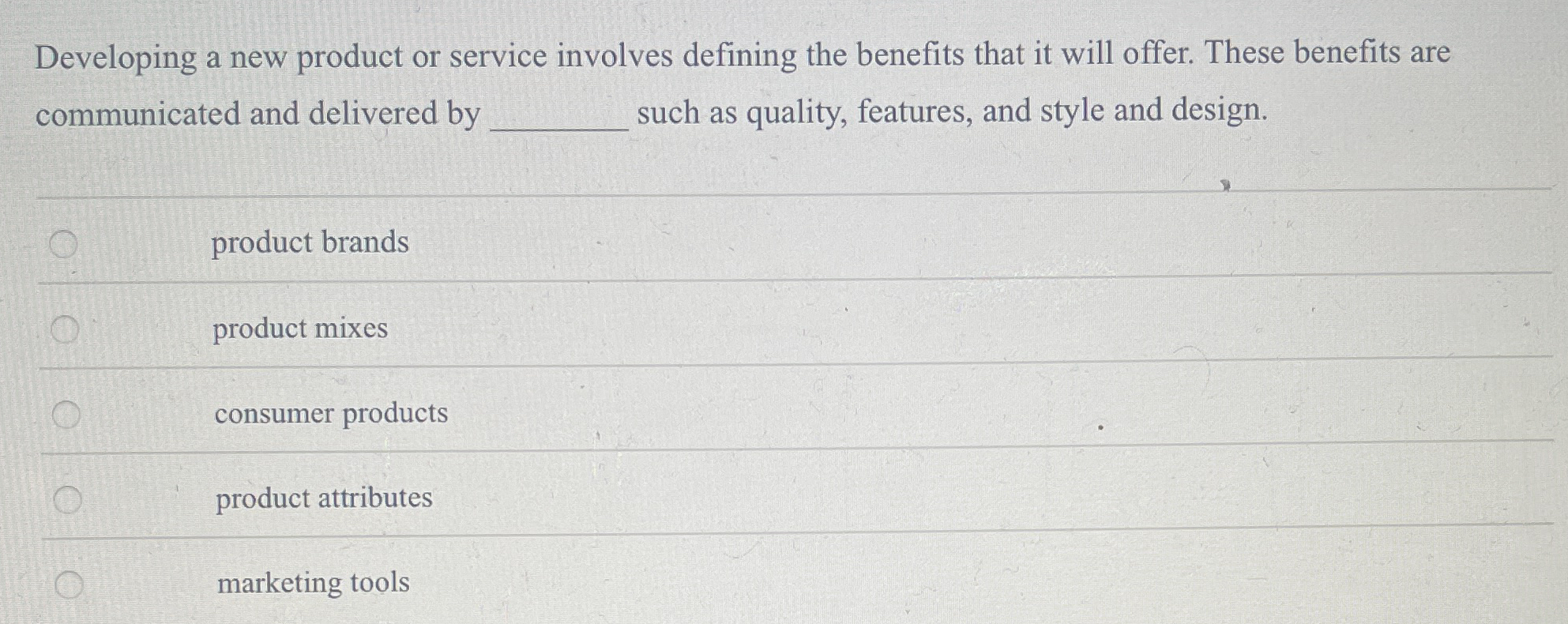 Solved Developing a new product or service involves defining | Chegg.com