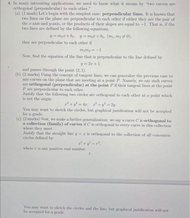 Solved 4. In many interesting applications, we need to know | Chegg.com