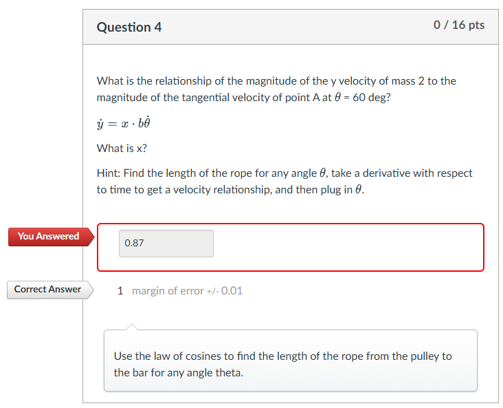 Solved Question 4What is ﻿the relationship of ﻿the magnitude | Chegg.com