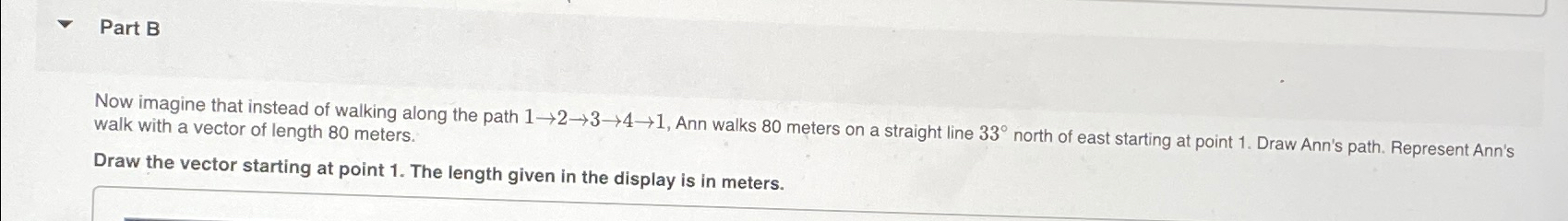 Solved Part BNow imagine that instead of walking along the | Chegg.com