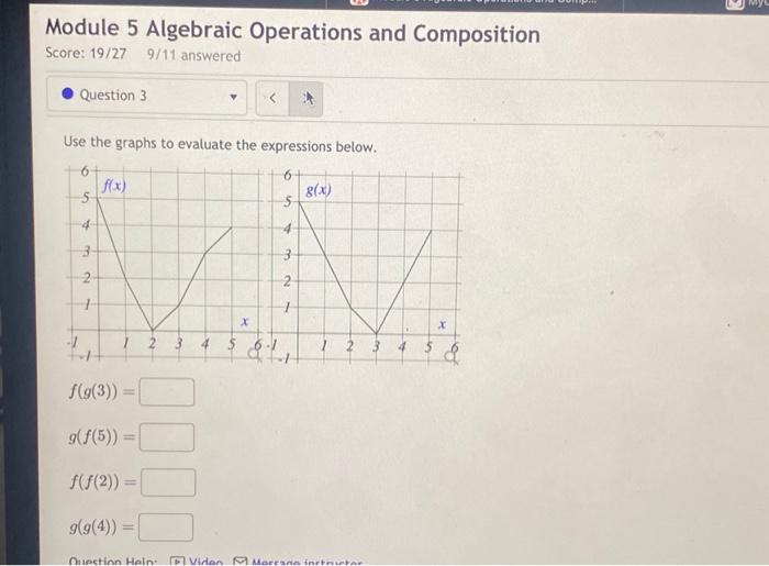Solved Module 5 Algebraic Operations and Composition Score: | Chegg.com