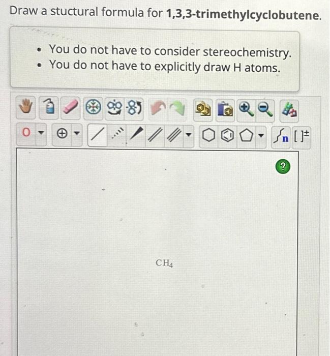 Solved Draw a stuctural formula for | Chegg.com